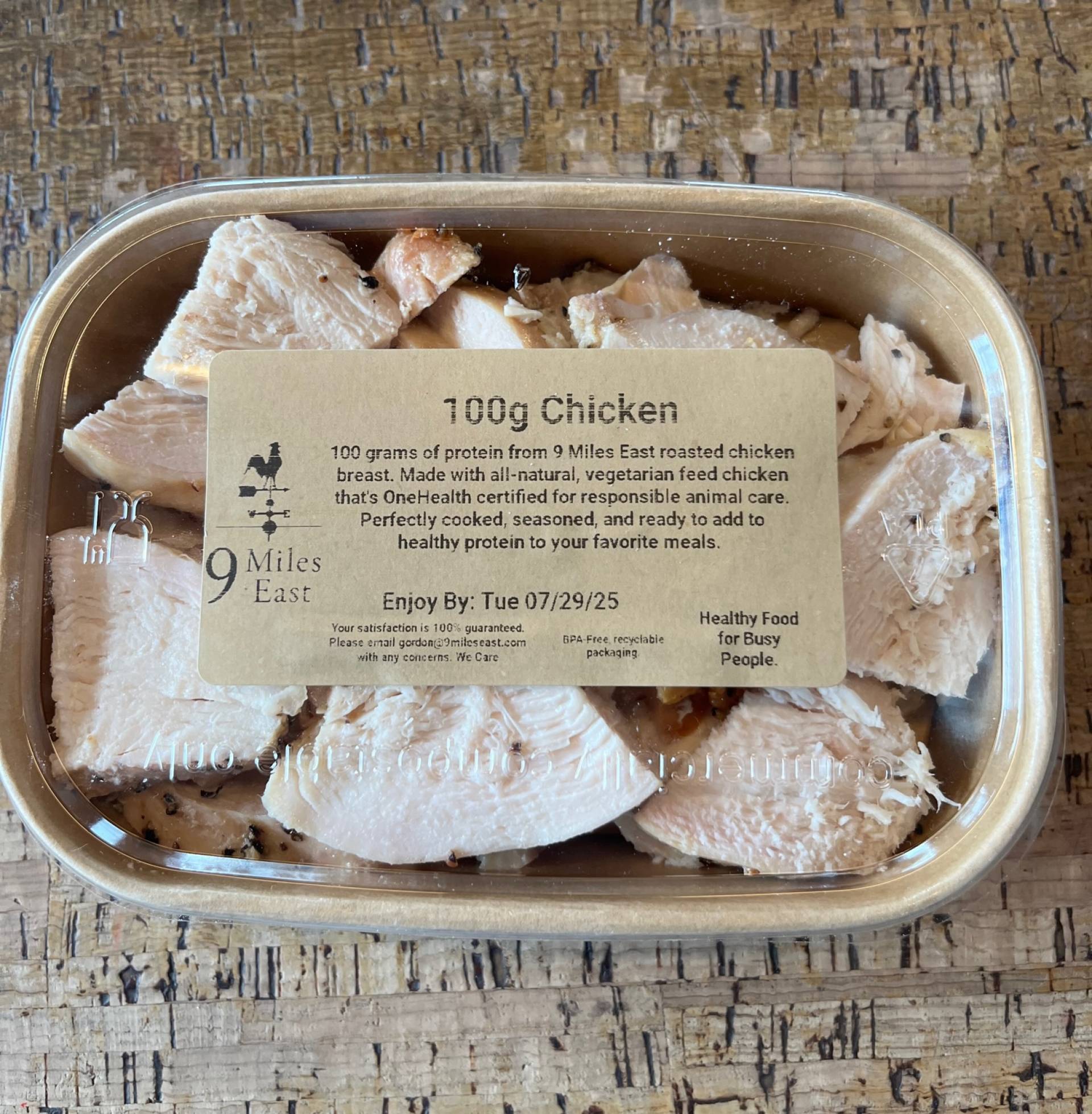 Meal Building Blocks: Roasted chicken breast - 9 Miles East